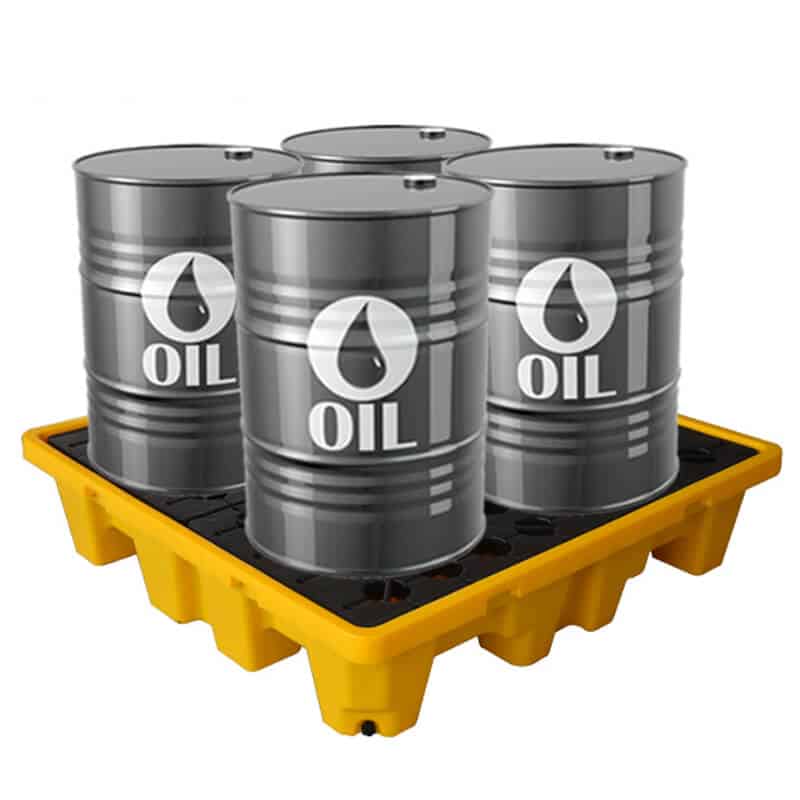 Spill containment pallet, drum spill containment pallet - plastic ...