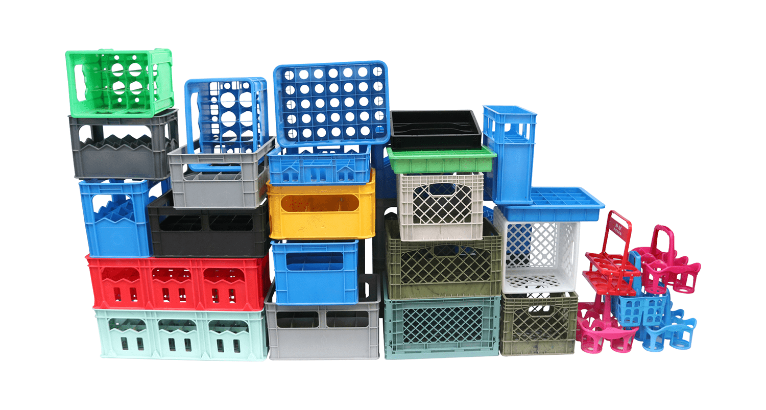 Plastic milk crates, Stacking Milk Crates for sale - plastic-crates.com
