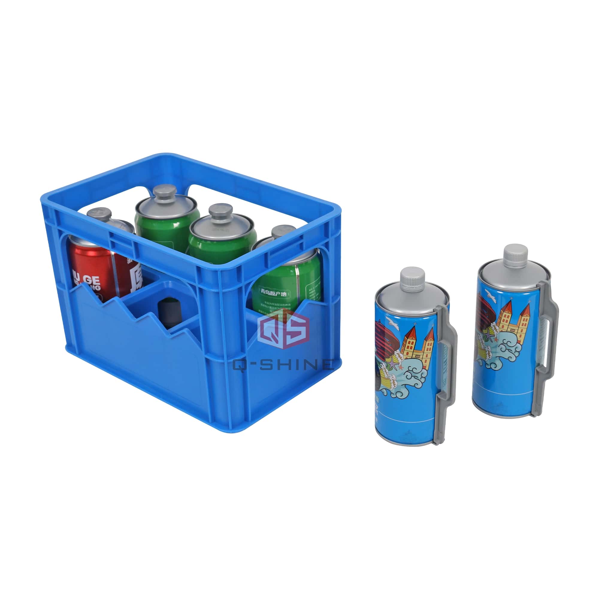 6 bottle crate, plastic glass bottle crates wholesale - plastic-crates.com